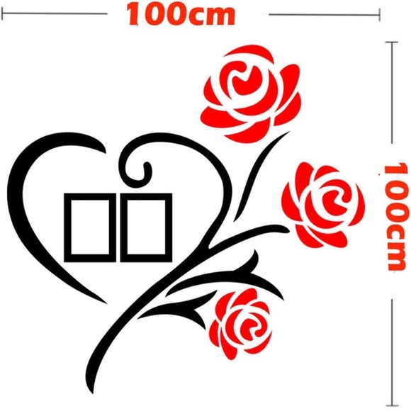 Wall Decor | Love 3d Stickers Wall Decor Decal With 4x6 Size Photo ...